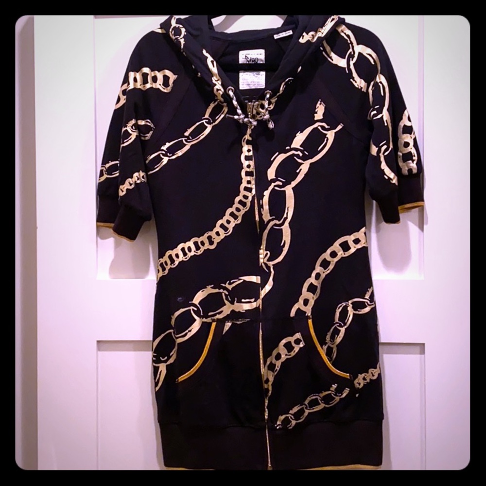 Vintage Triple Five Soul Gold Chain Sweater - Gem